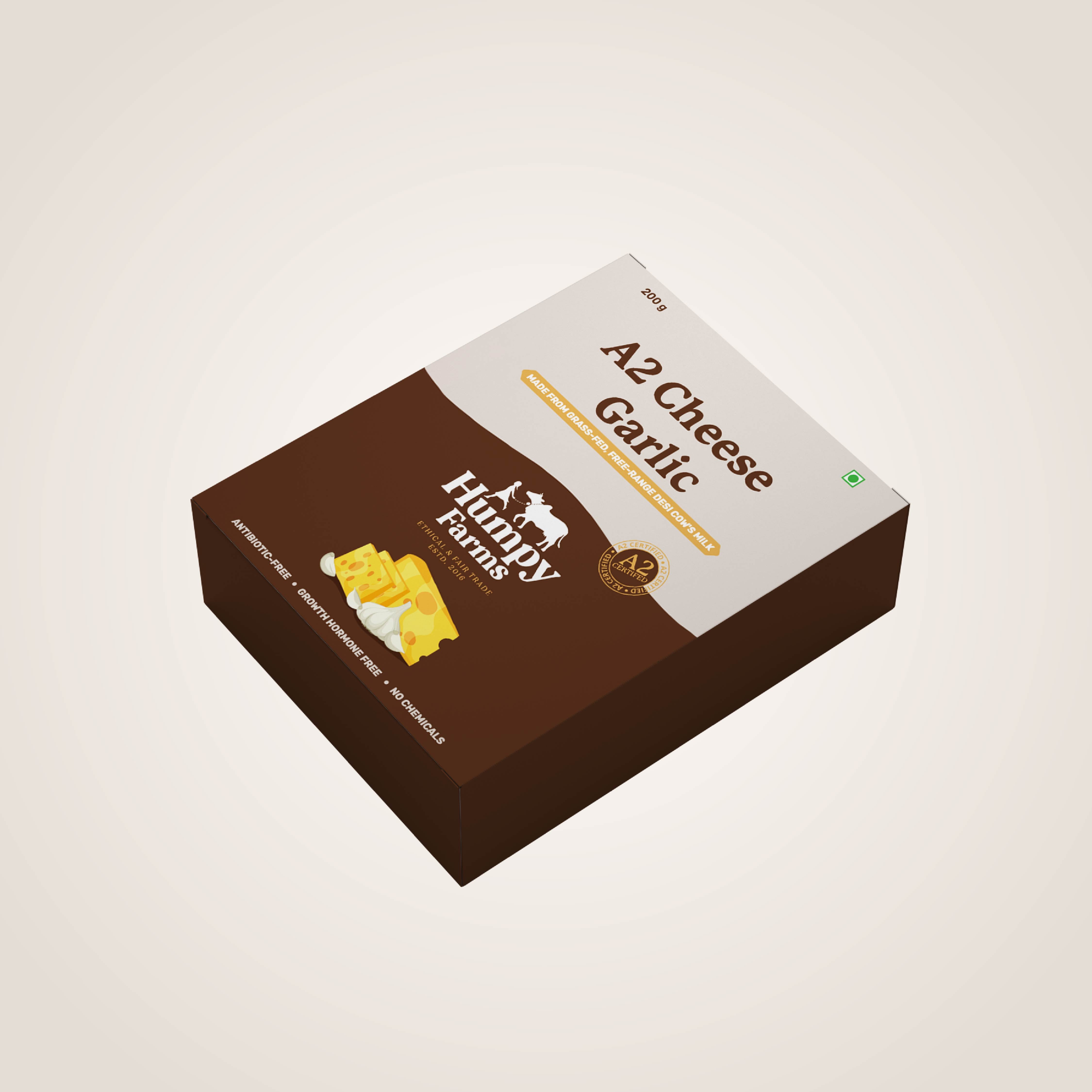 Desi Cow Cheese- Garlic Cheese – Humpy Farms