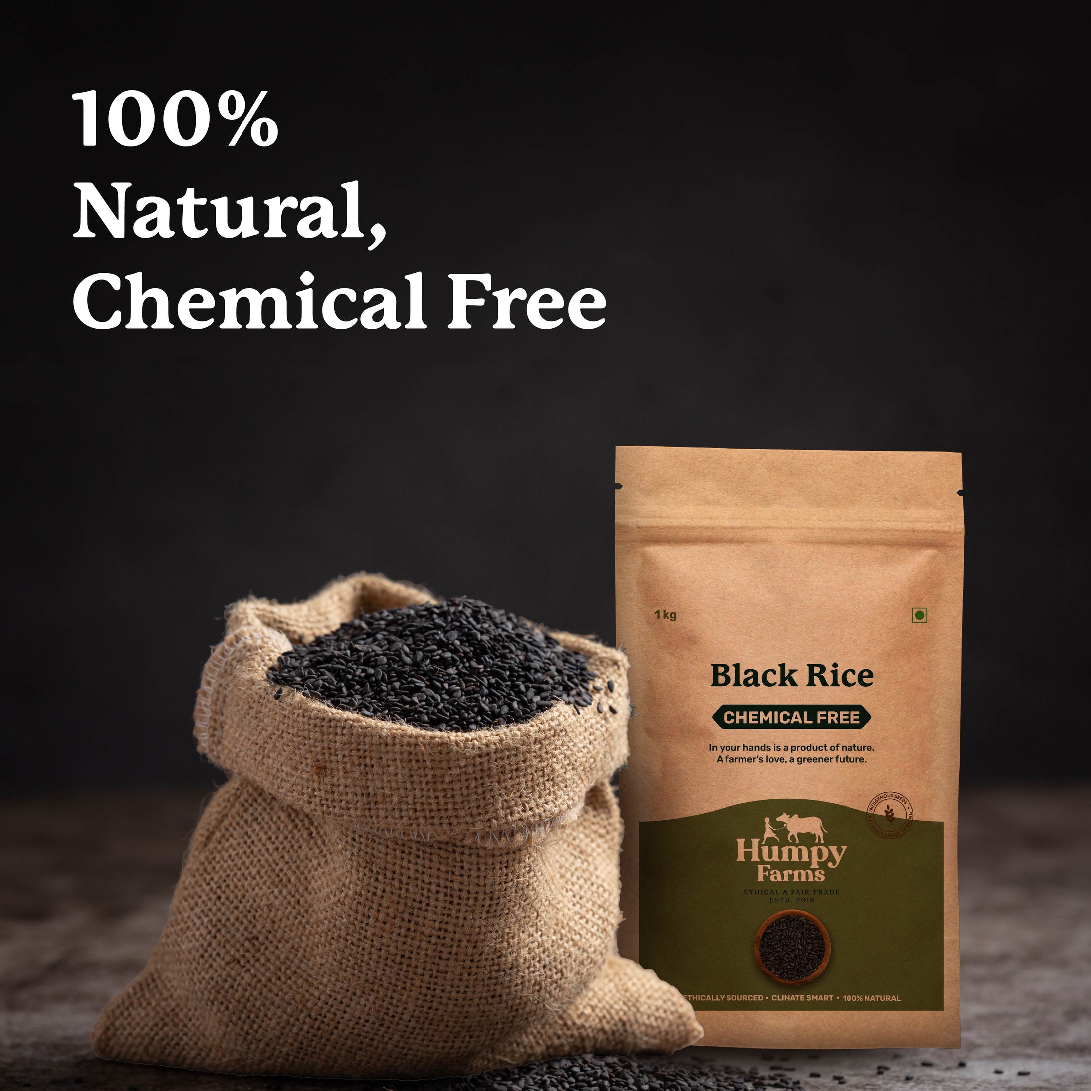 Organic Black Rice – Humpy Farms