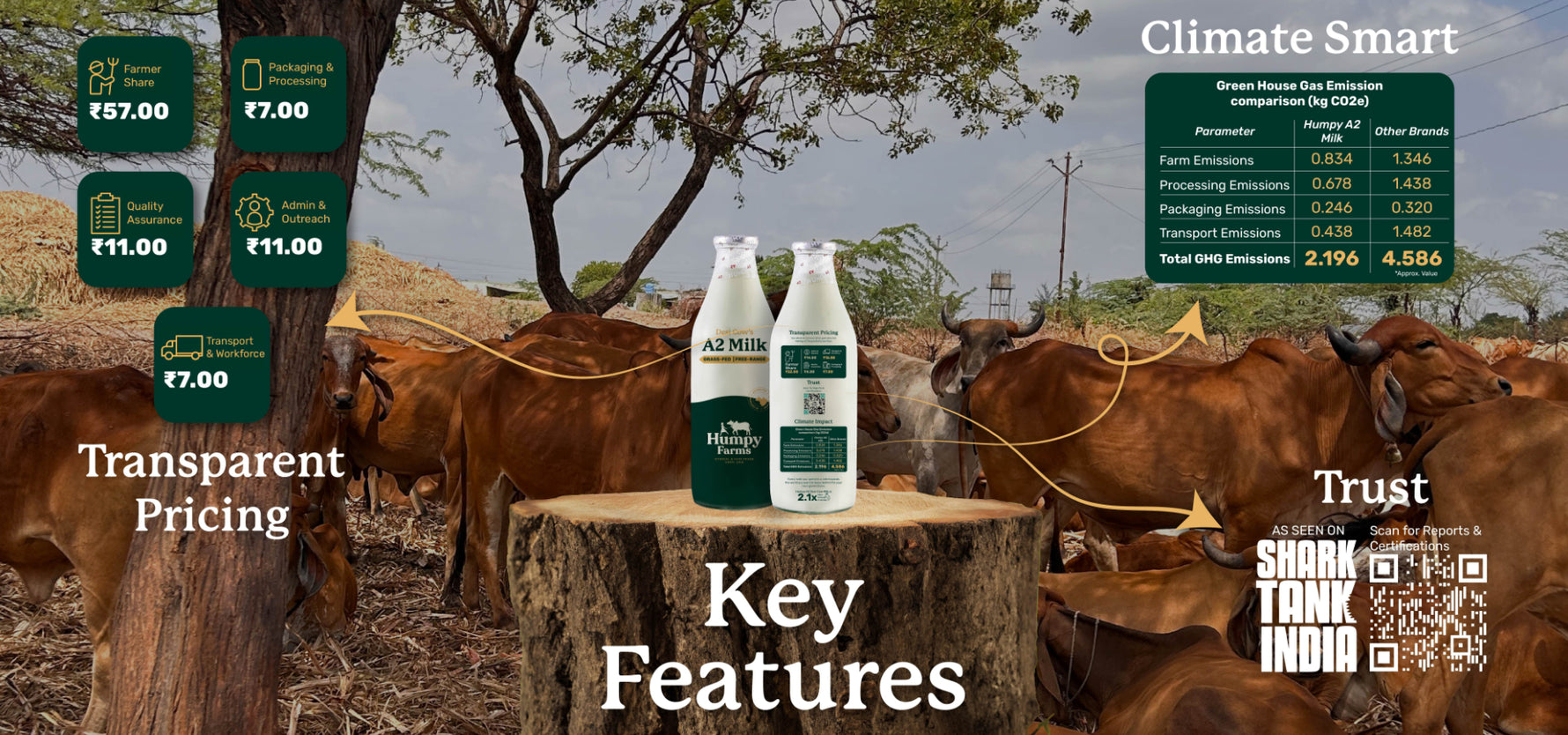India's leading Organic Daily Essentials & A2 Milk Brand – Humpy Farms