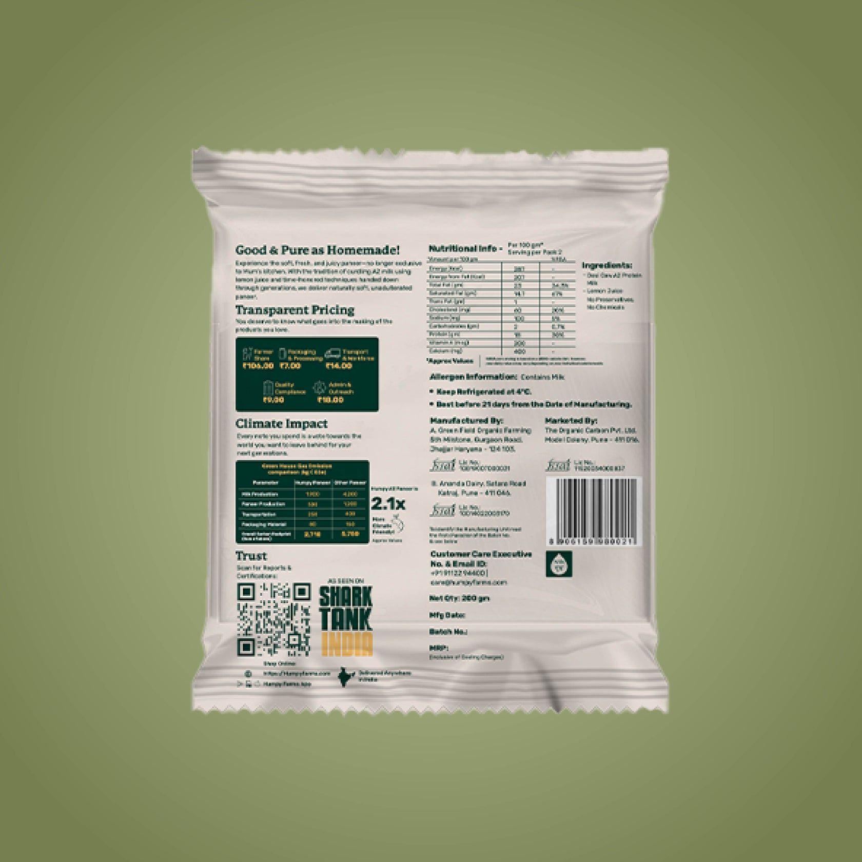 Desi Cow Paneer – Humpy Farms