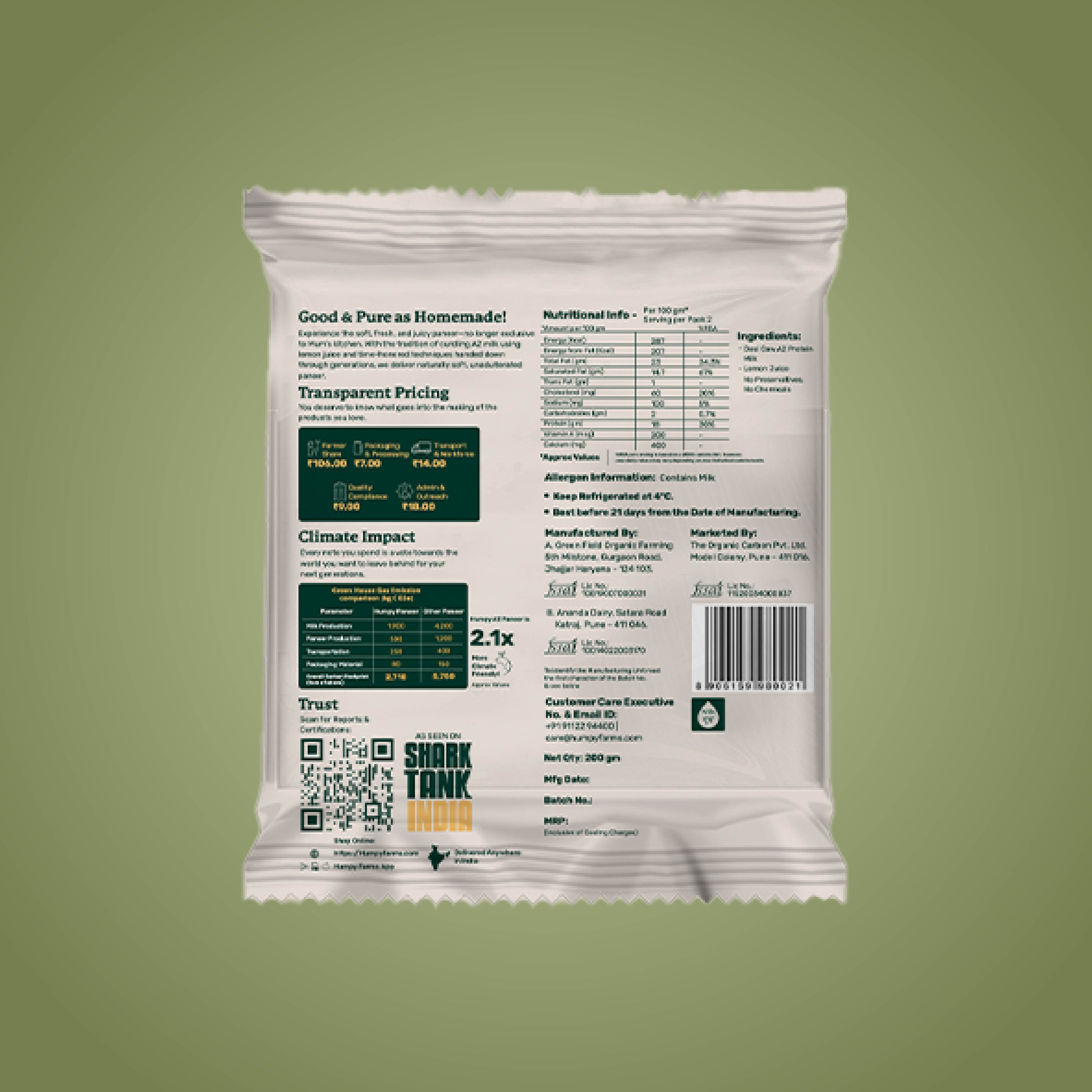 Desi Cow Paneer – Humpy Farms